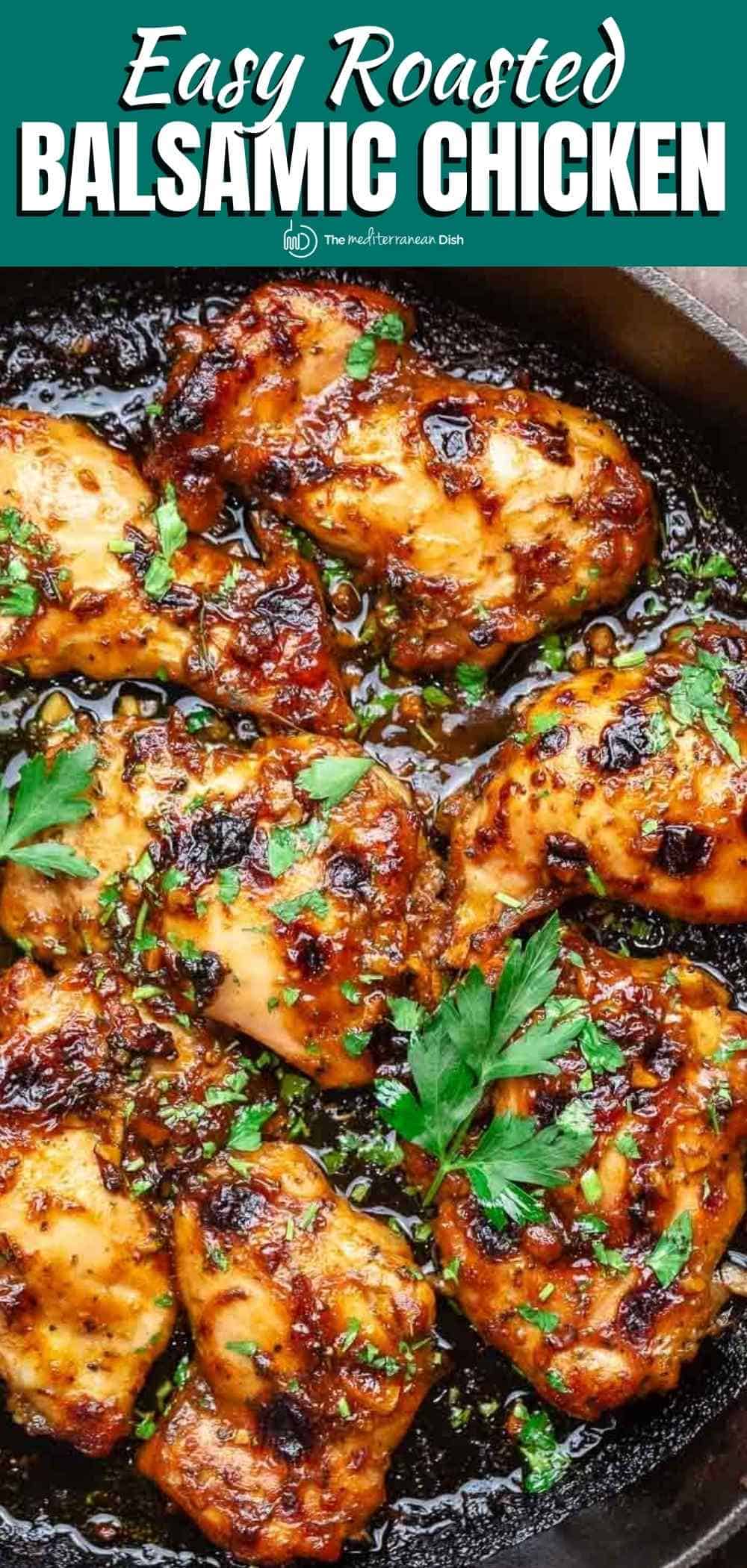 Easy Balsamic Chicken Recipe {Best Marinade!} - The Mediterranean Dish