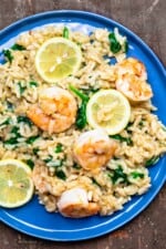 Easy Shrimp Risotto (Instant Pot & Stovetop) - The Mediterranean Dish