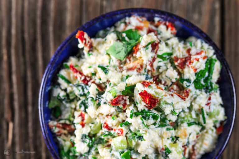 5- Minute Chunky Mediterranean Feta Dip | The Mediterranean Dish