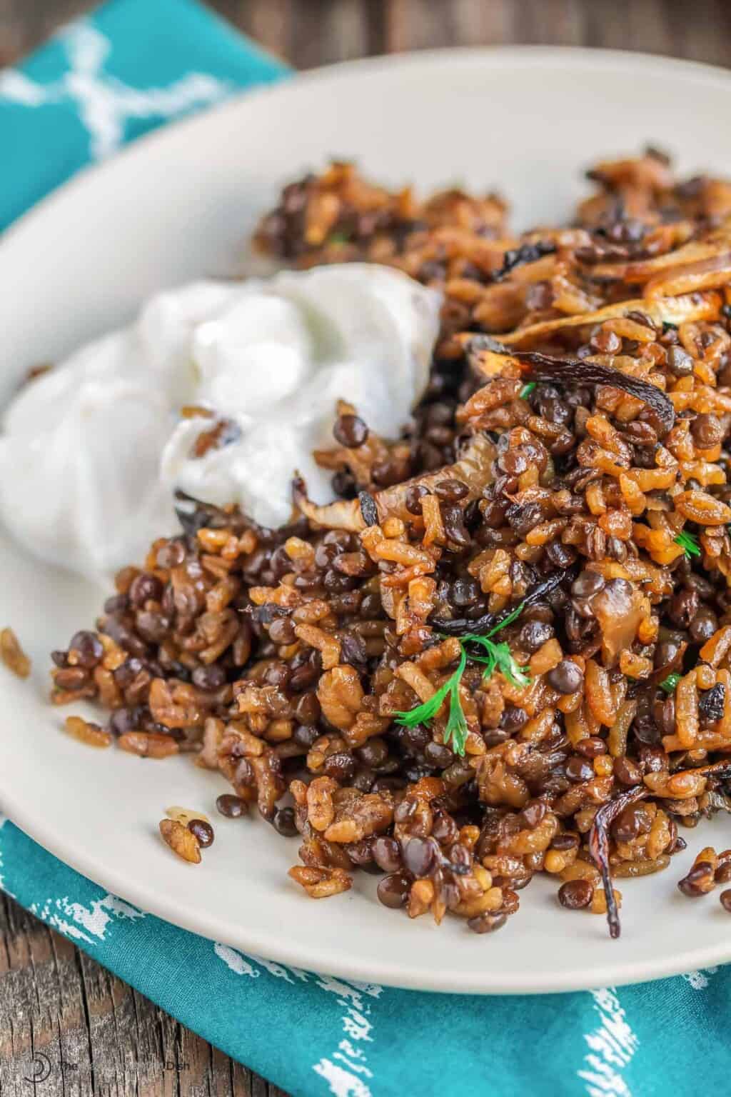 Authentic Mujadara (Lentils and Rice with Crispy Onions) | The ...