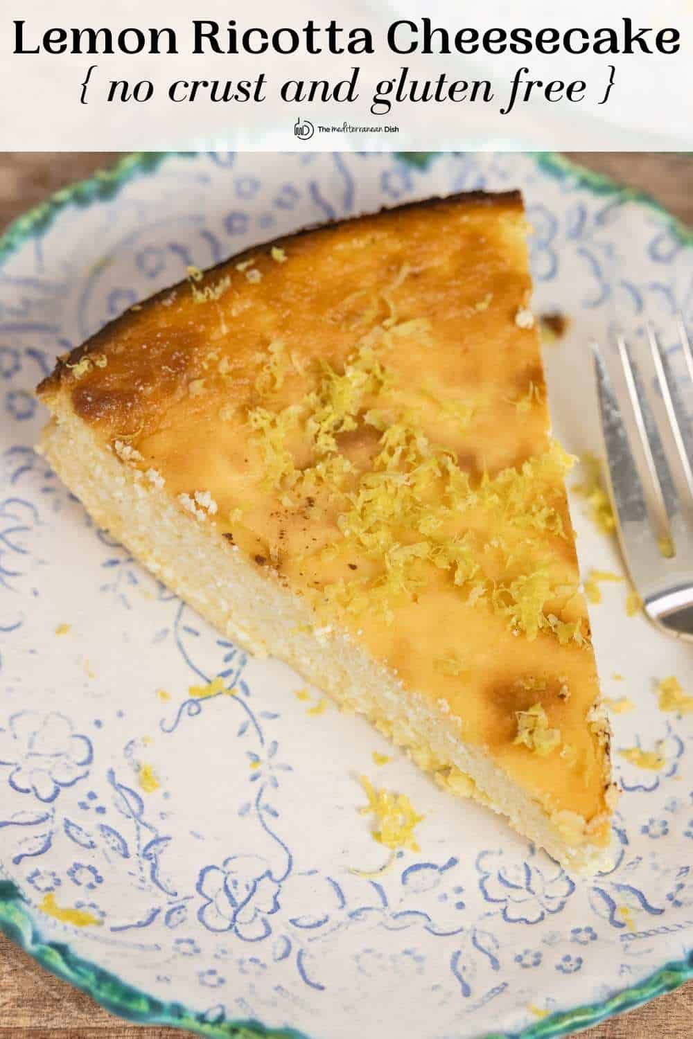 Best Italian Ricotta Cheesecake (5 Ingredients!) - The Mediterranean Dish