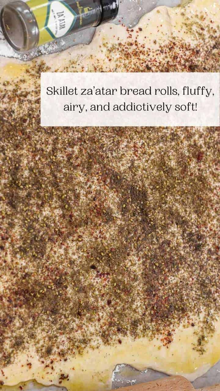 Fluffy Za'atar Bread Rolls - The Mediterranean Dish