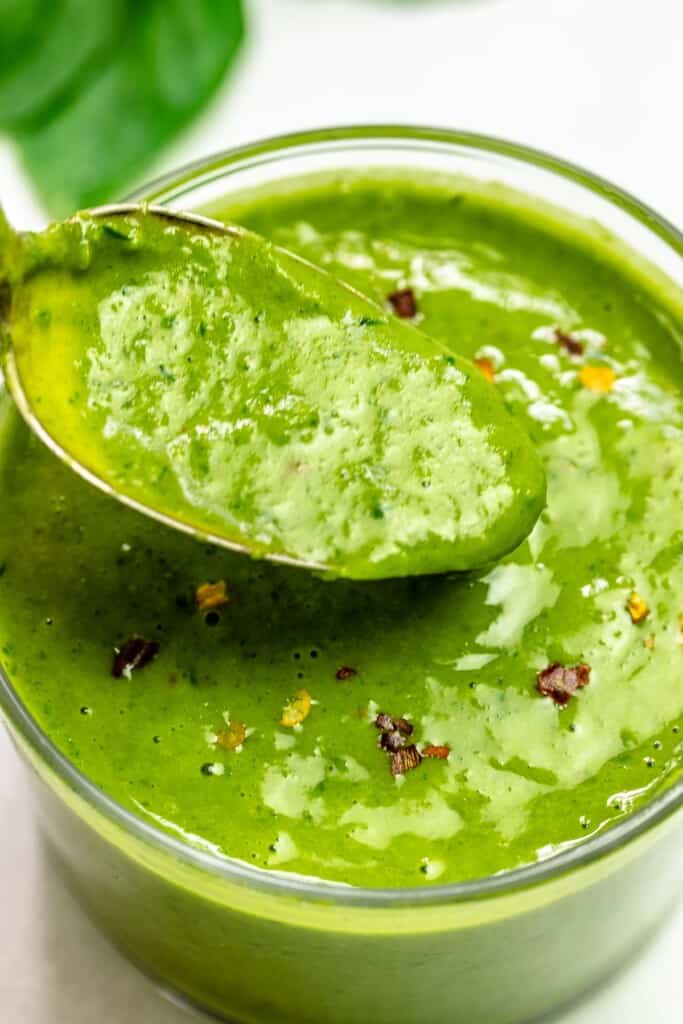 BEST Basil Vinaigrette | The Mediterranean Dish