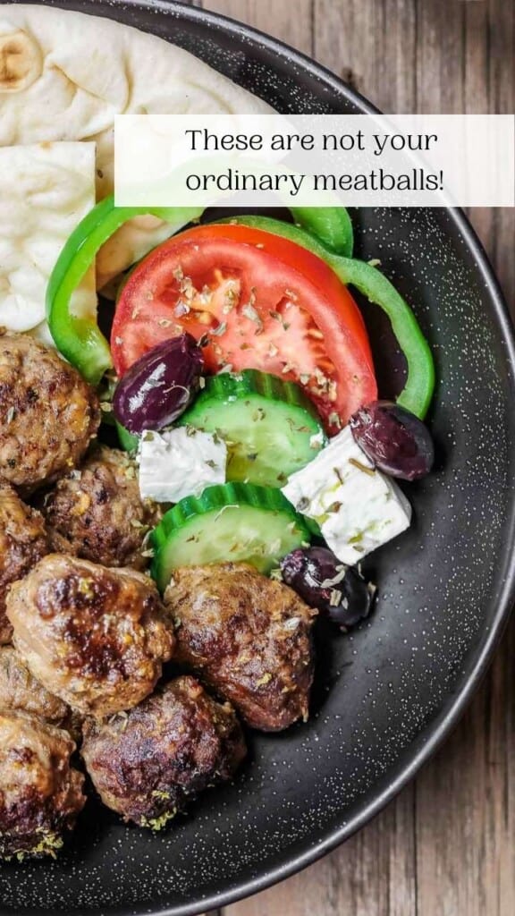 Greek Meatballs (Keftedes) With Lemon Sauce - The Mediterranean Dish