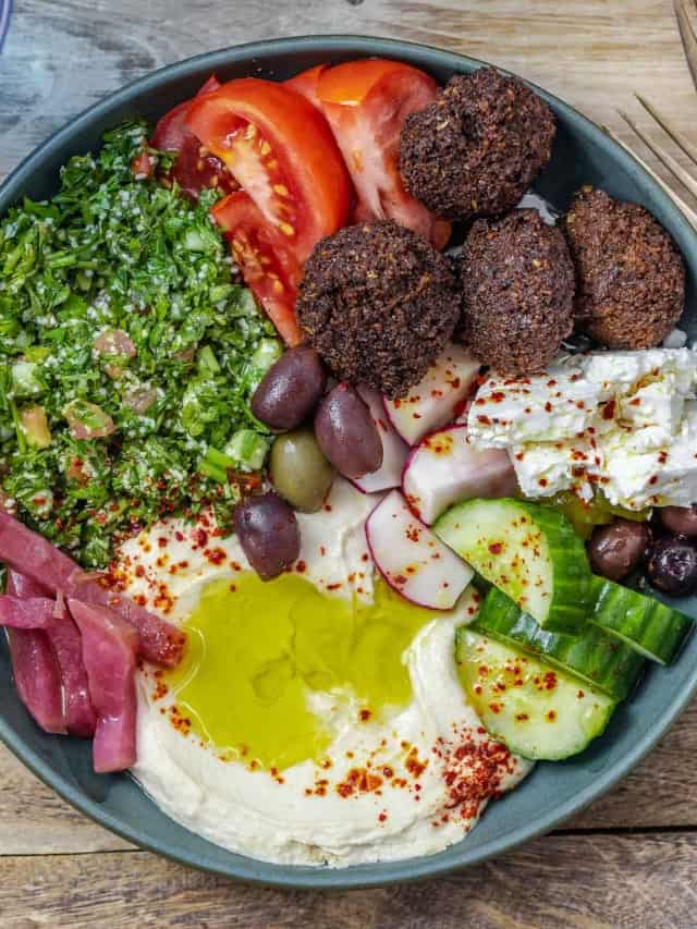 Loaded Mediterranean Falafel Bowl - The Mediterranean Dish