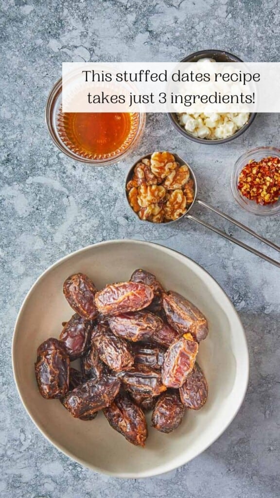 Stuffed Dates - The Mediterranean Dish