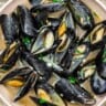 Steamed Mussels in White Wine Broth | The Mediterranean Dish