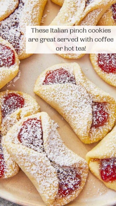 Pizzicati (Italian Pinch Cookies) - The Mediterranean Dish