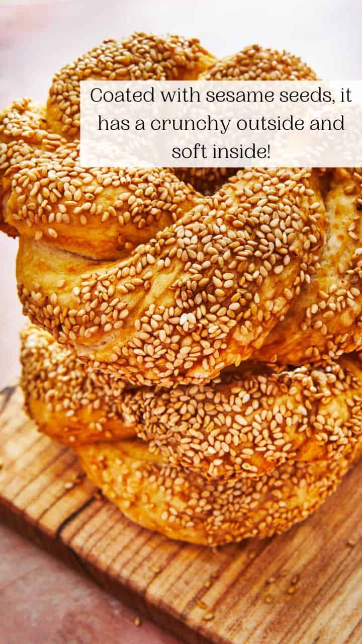 Simit (Turkish Sesame Bread) - The Mediterranean Dish
