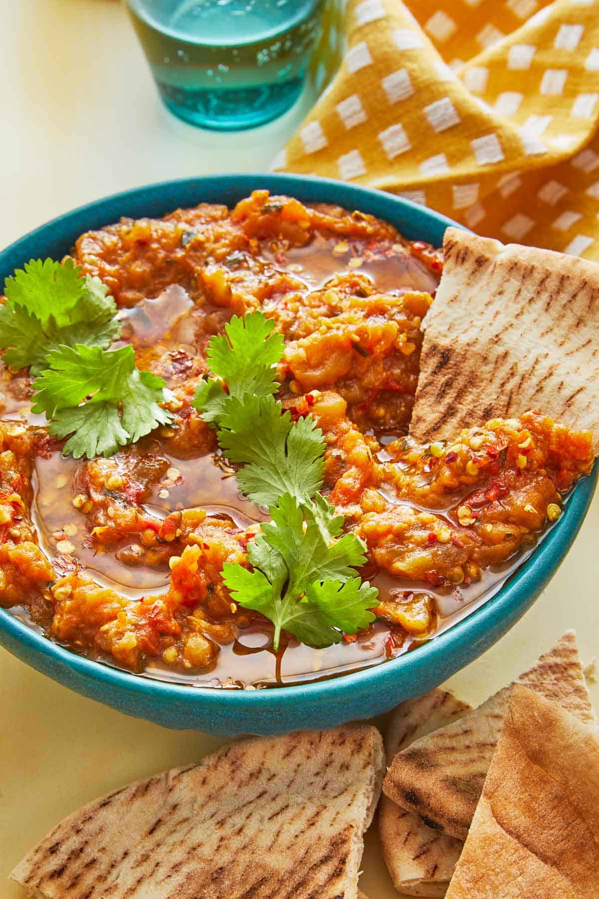 Zaalouk (Moroccan Eggplant Salad) | The Mediterranean Dish