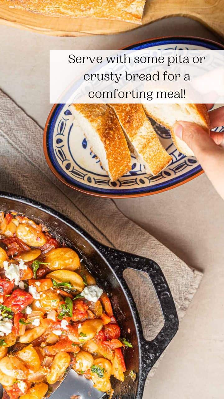 Gigantes Plaki (Greek Baked Beans) - The Mediterranean Dish