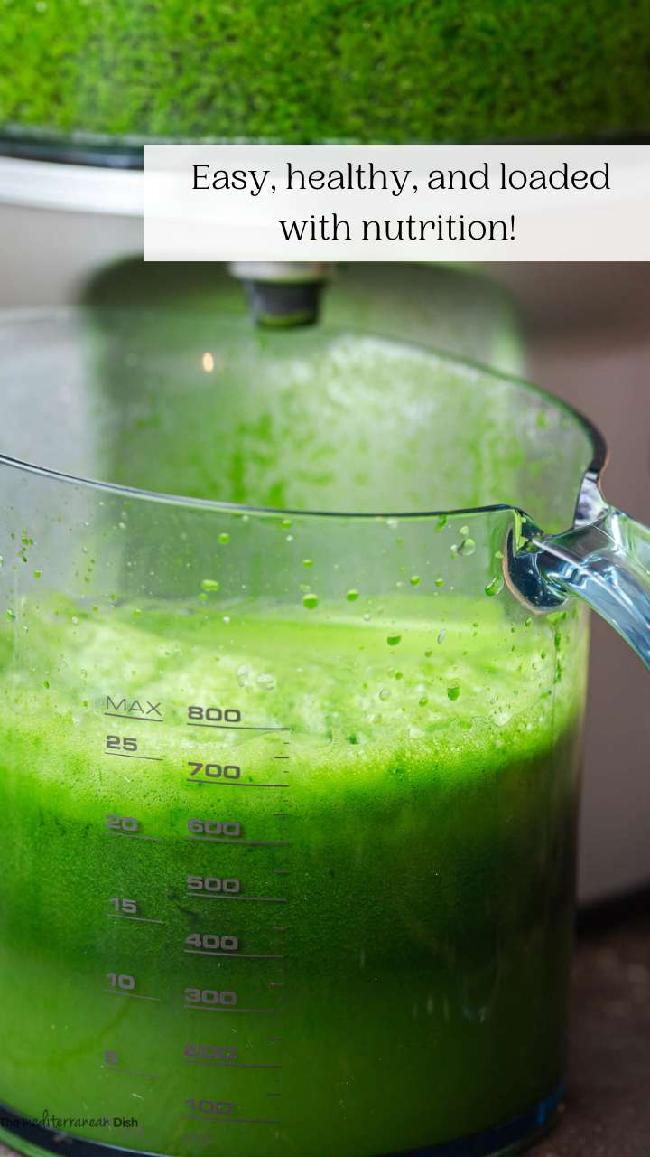 Simple Green Juice - The Mediterranean Dish
