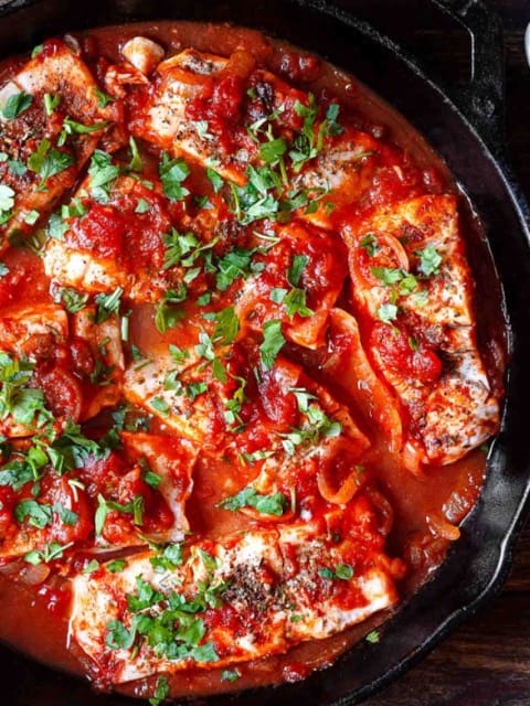 Baked Greek Fish (Psari Plaki) - The Mediterranean Dish