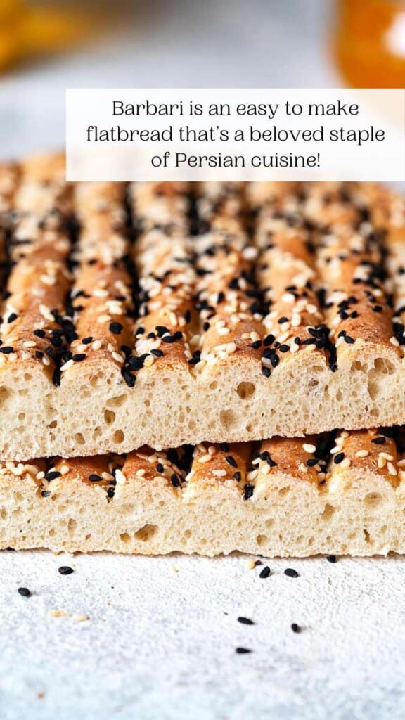 Barbari Bread (Persian Flatbread) - The Mediterranean Dish