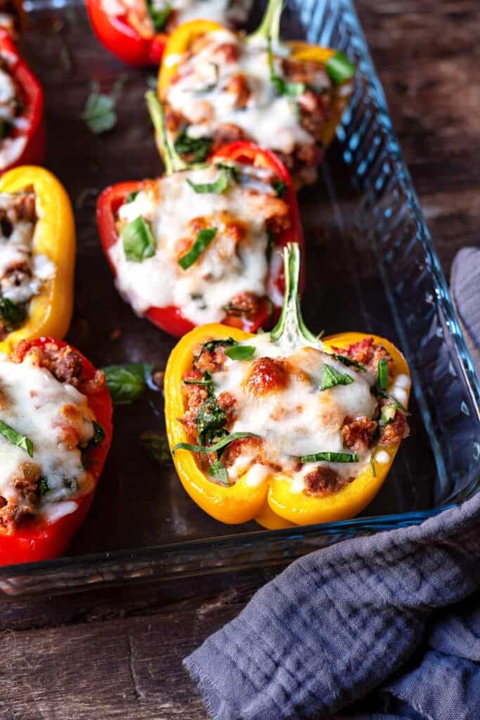 Italian Stuffed Peppers | The Mediterranean Dish