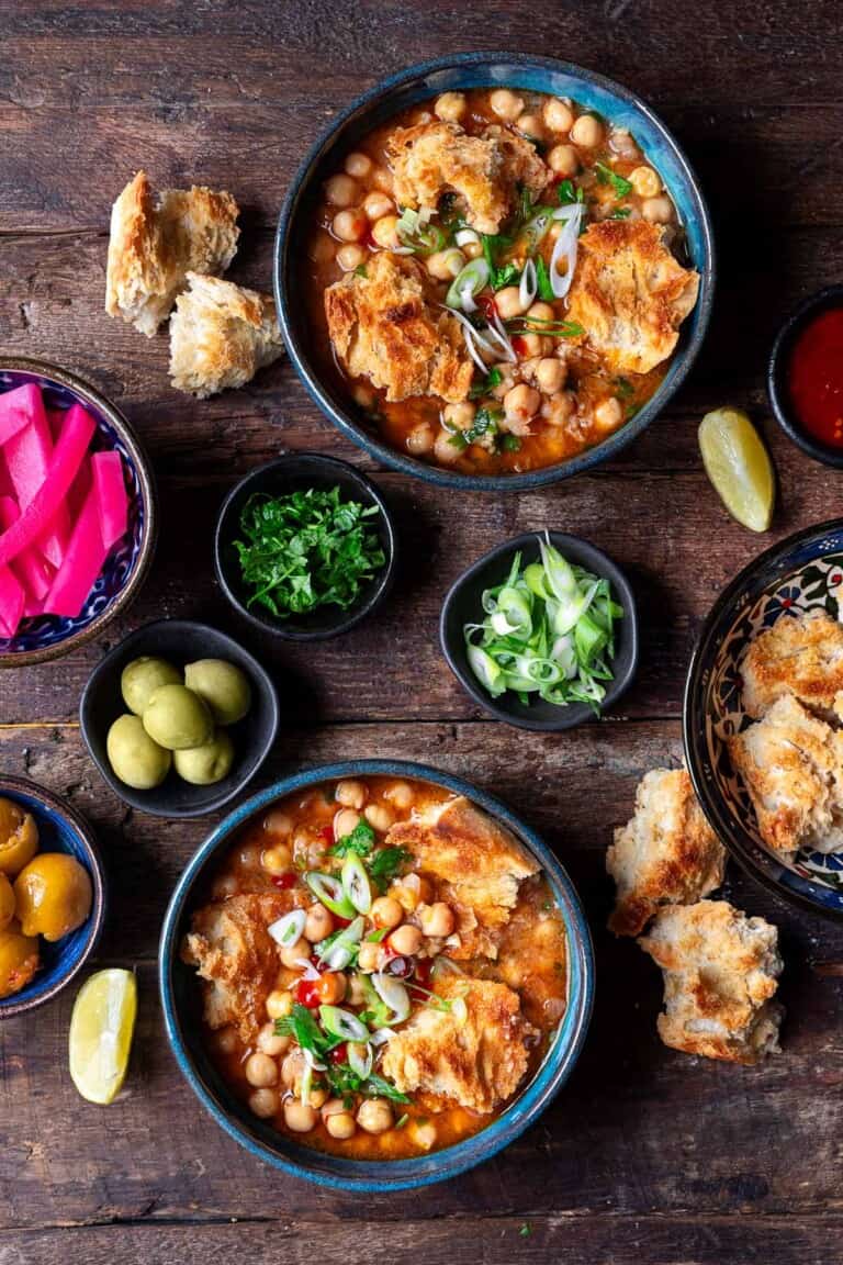 Lablabi (Tunisian Chickpea Stew) | The Mediterranean Dish