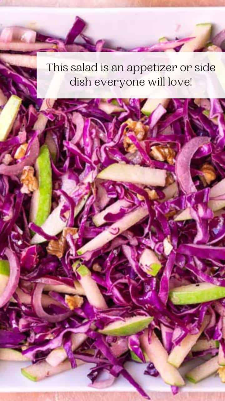 Red Cabbage Salad - The Mediterranean Dish