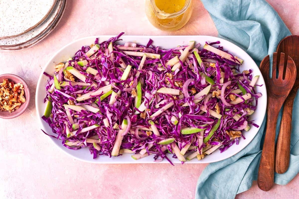 Red Cabbage Salad | The Mediterranean Dish
