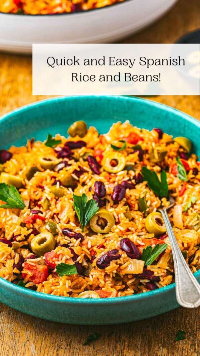 Spanish Rice and Beans - The Mediterranean Dish