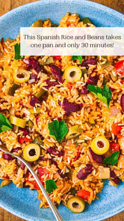 Spanish Rice and Beans - The Mediterranean Dish