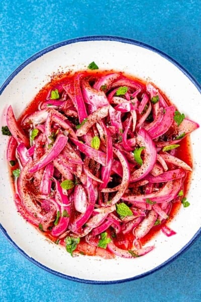Pickled Red Onions | The Mediterranean Dish