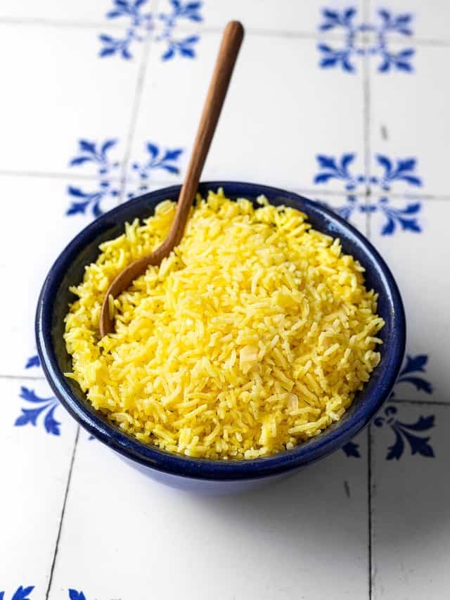Saffron Rice - The Mediterranean Dish