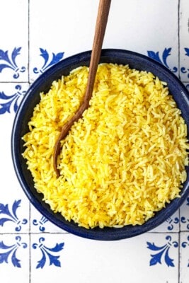 Saffron Rice Recipe | The Mediterranean Dish