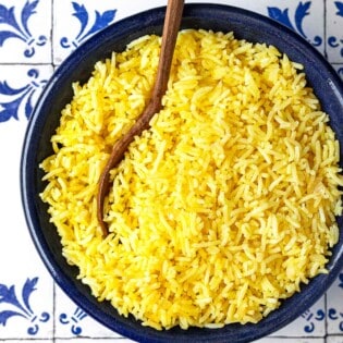 Saffron Rice Recipe | The Mediterranean Dish