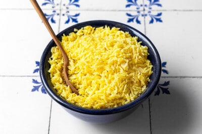 Saffron Rice Recipe | The Mediterranean Dish