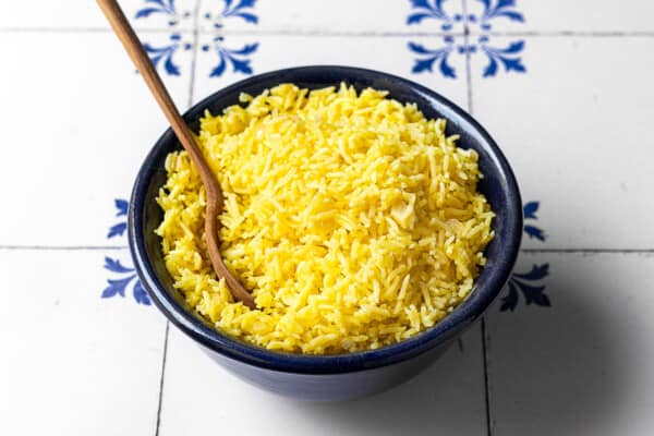 Saffron Rice Recipe | The Mediterranean Dish