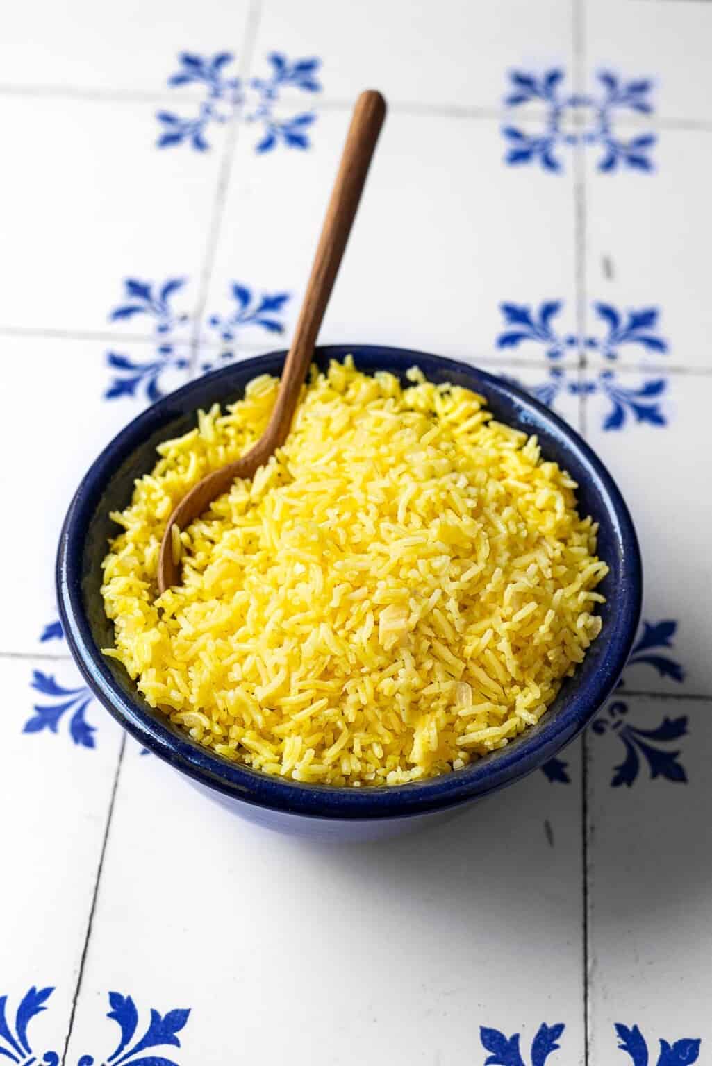 Saffron Rice Recipe | The Mediterranean Dish