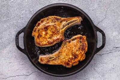 Pork Chops with Bay and Lemon | The Mediterranean Dish