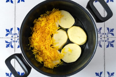 Persian Rice with Potato Tahdig | The Mediterranean Dish