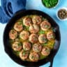 Baked Kofta Meatballs with Hummus | The Mediterranean Dish