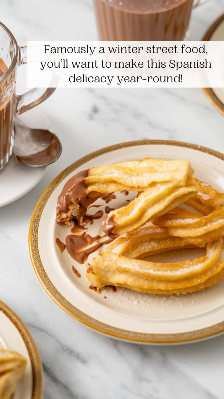 Churros Con Chocolate (Spanish Churros With Chocolate) - The ...