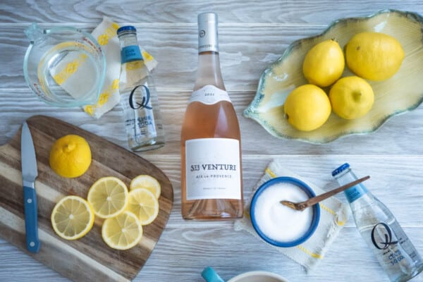Rosé Lemonade (Easy Cocktail Recipe) | The Mediterranean Dish