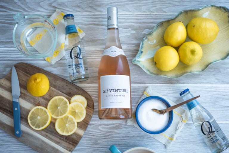 Rosé Lemonade (Easy Cocktail Recipe) | The Mediterranean Dish