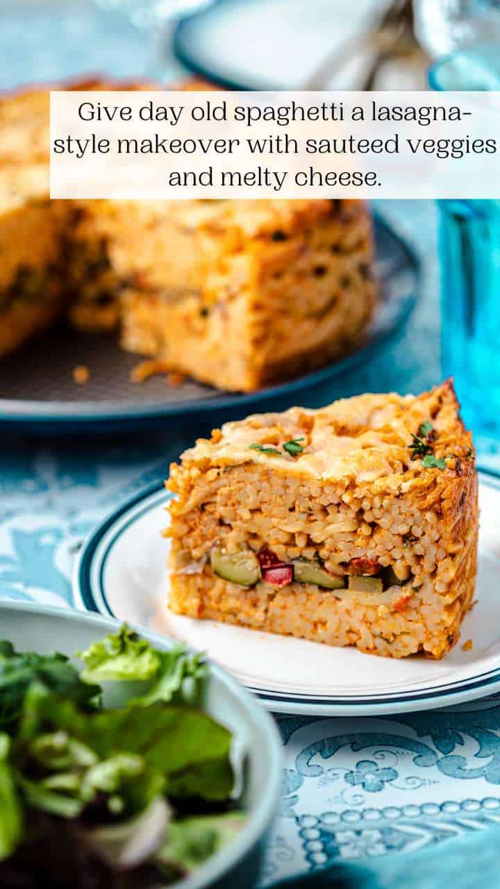 Spaghetti Pie - The Mediterranean Dish