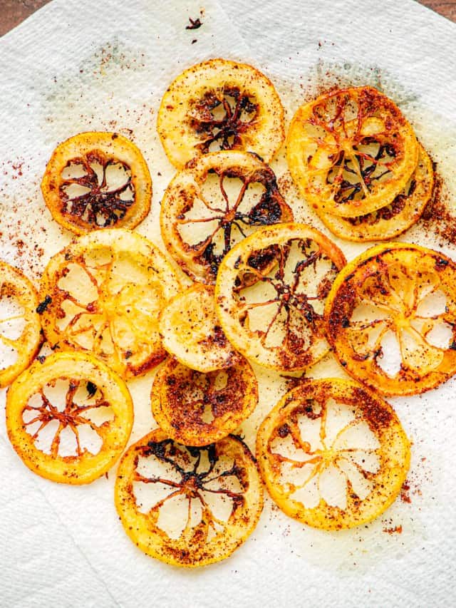 Olive Oil Fried Lemon Rings - The Mediterranean Dish