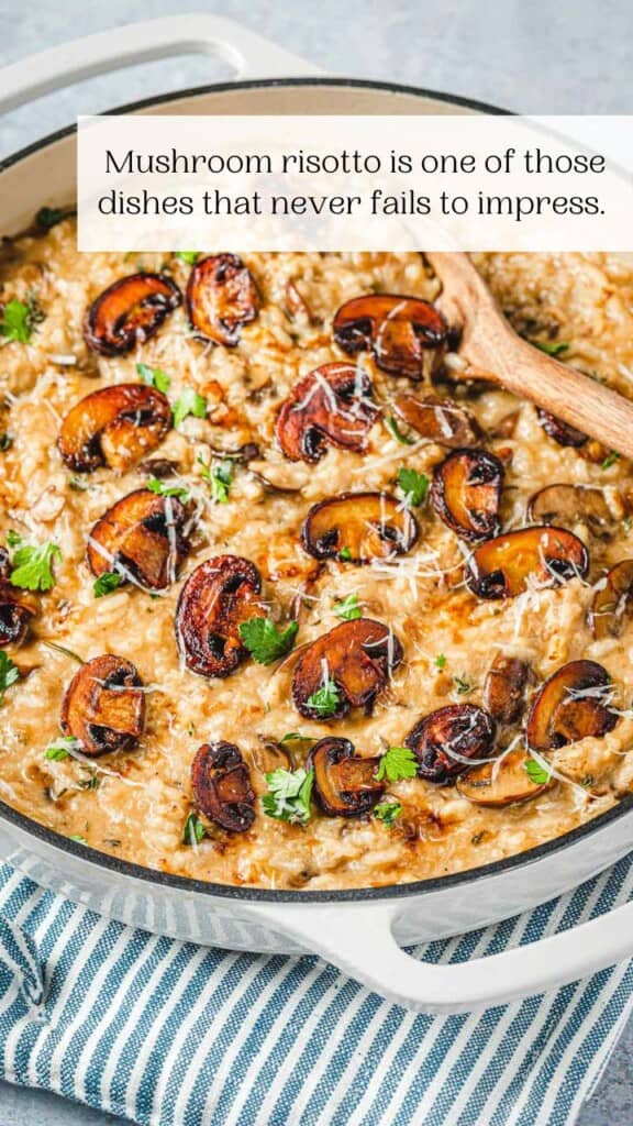 Mushroom Risotto - The Mediterranean Dish