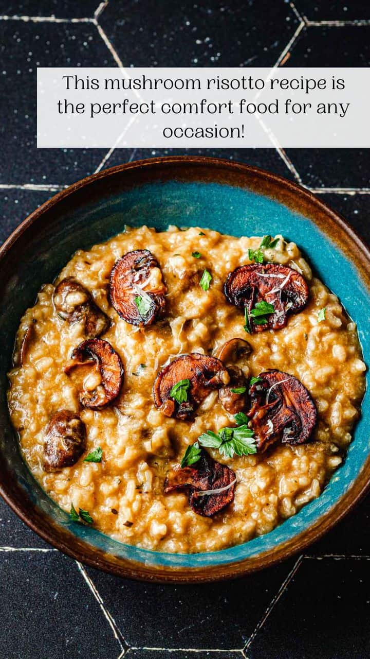 Mushroom Risotto - The Mediterranean Dish