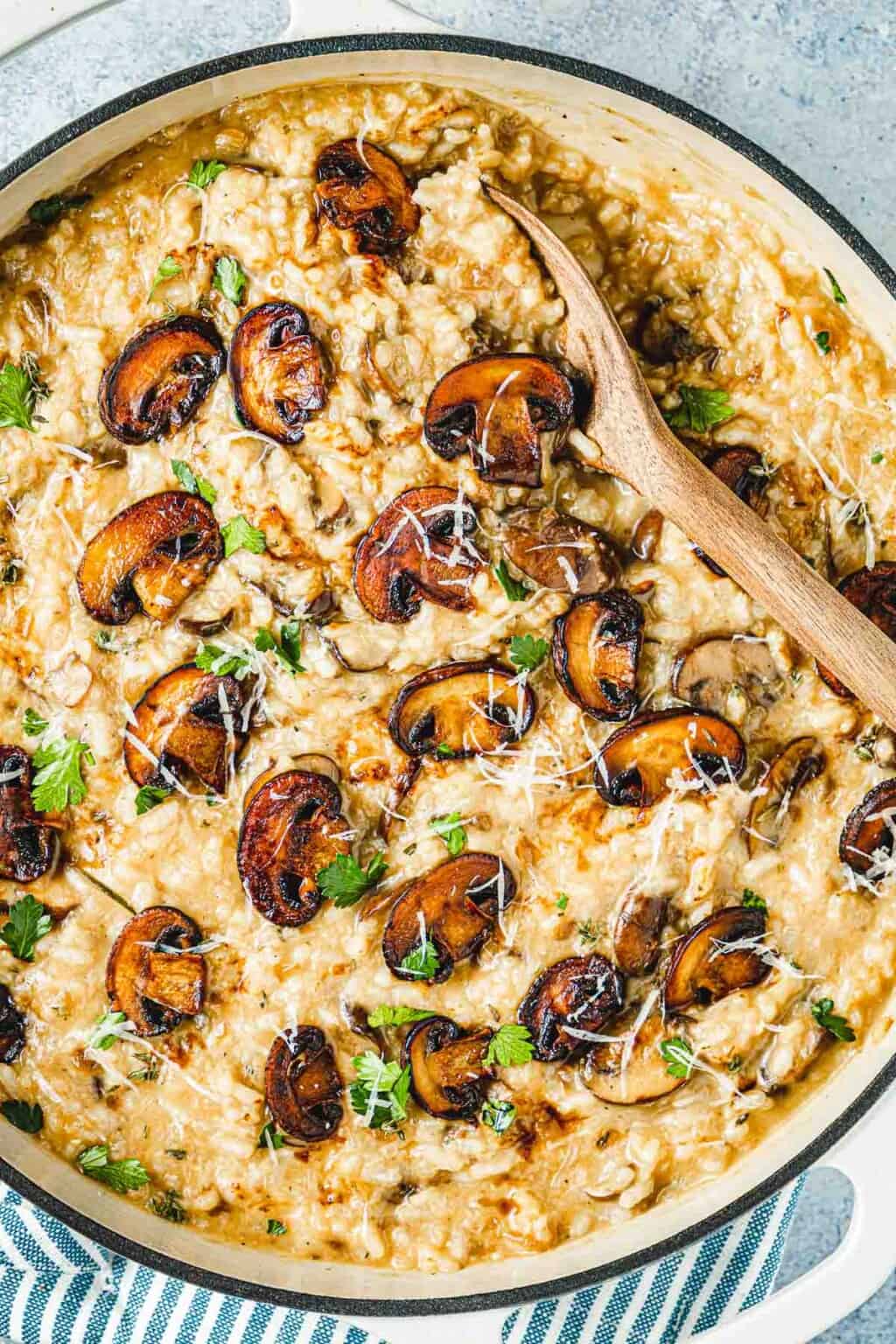 Mushroom Risotto | The Mediterranean Dish