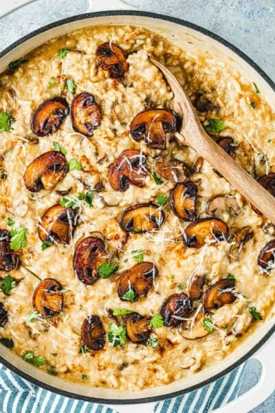 Mushroom Risotto | The Mediterranean Dish