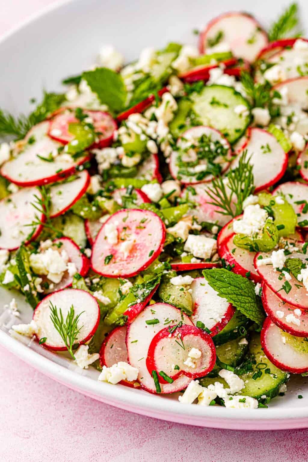 Cucumber Radish Salad The Mediterranean Dish Cucumber Radish Salad The Mediterranean Dish