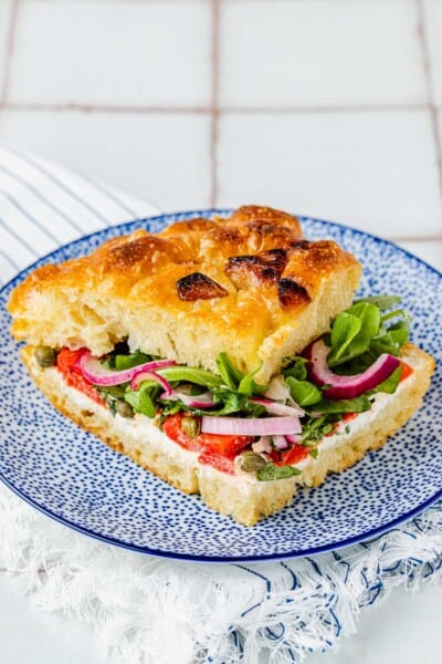 Focaccia Sandwich | The Mediterranean Dish