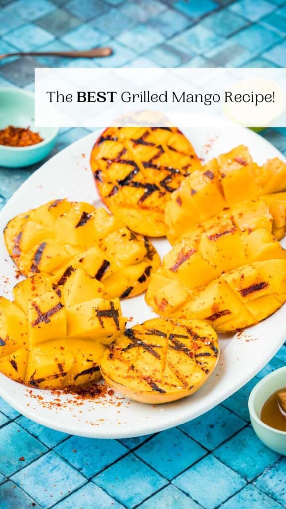 Grilled Mango With Lime, Aleppo Pepper, And Honey - The Mediterranean Dish