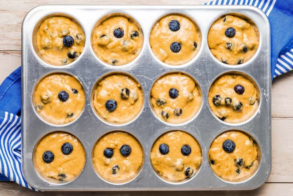 Healthy Blueberry Muffins | The Mediterranean Dish