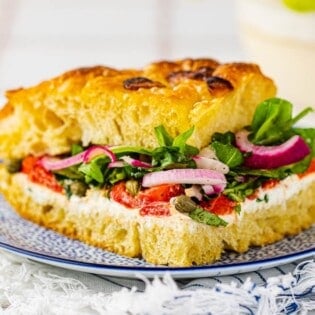 Focaccia Sandwich | The Mediterranean Dish