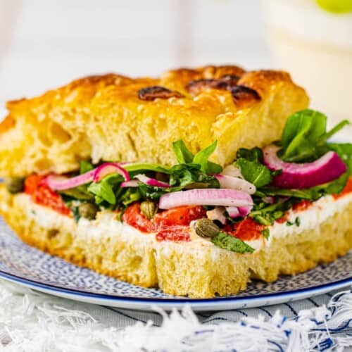 Focaccia Sandwich | The Mediterranean Dish
