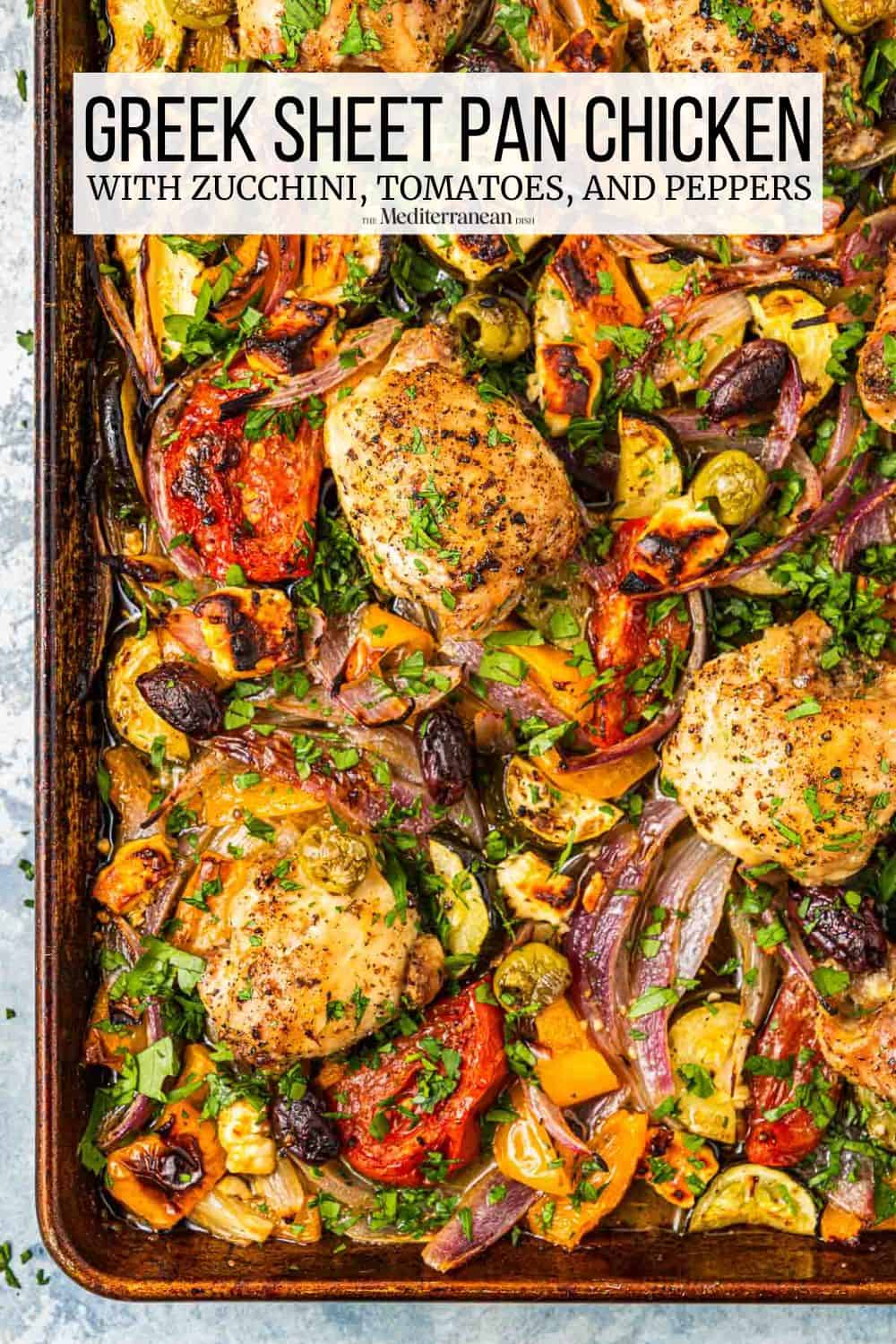 Greek Sheet Pan Chicken | The Mediterranean Dish